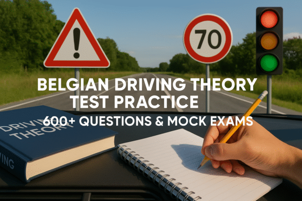 Belgian Driving Theory Test Practice – 600+ Questions & Mock Exams in ...